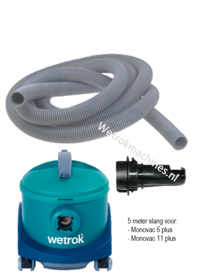 Monovac 6 en 11 plus 5 meter slang